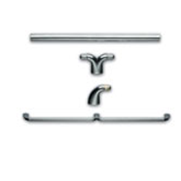 FIDDLE RAIL SYSTEM DOUBLE END INLINE CHROME (C39)